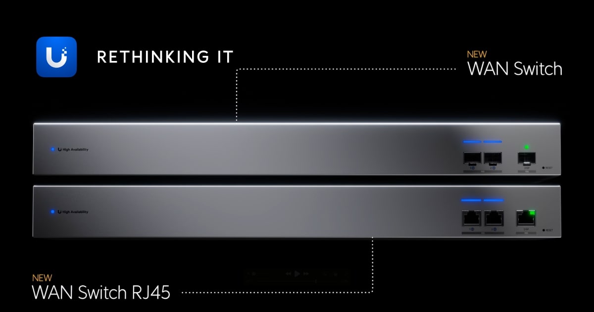 UniFi WAN Switch - 10G SFP+ High Availability - Ubiquiti
