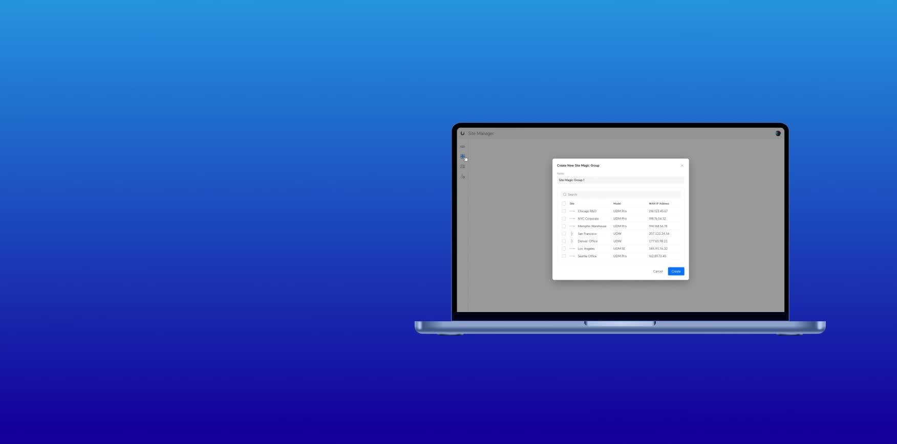 Large Scale UniFi Cloud Gateways - Ubiquiti